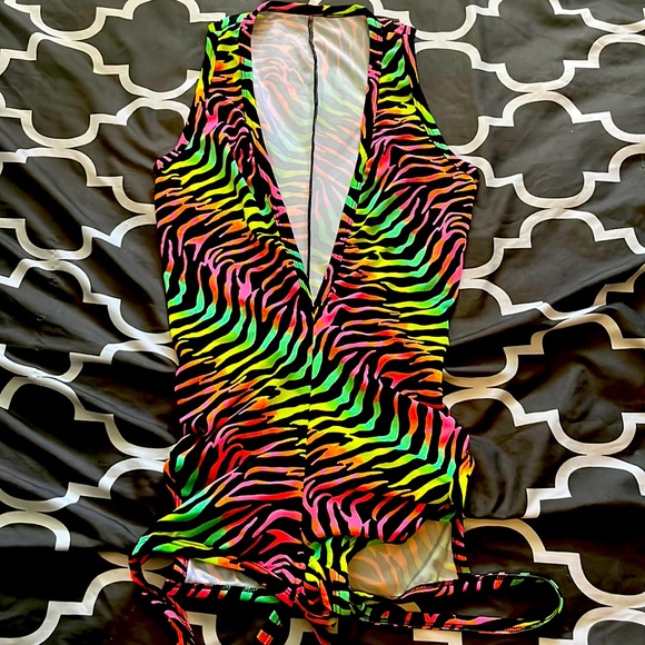 Pants & Jumpsuits | Rave Bodysuit New With Leg String To Wrap | Poshmark